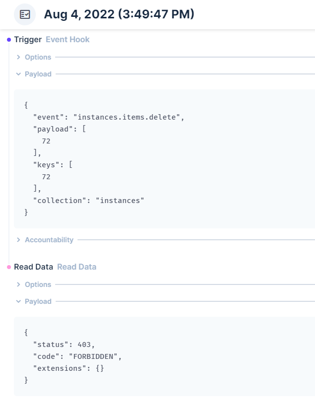 Flows: log or Read data before delete? · directus directus · Discussion #14856 · GitHub