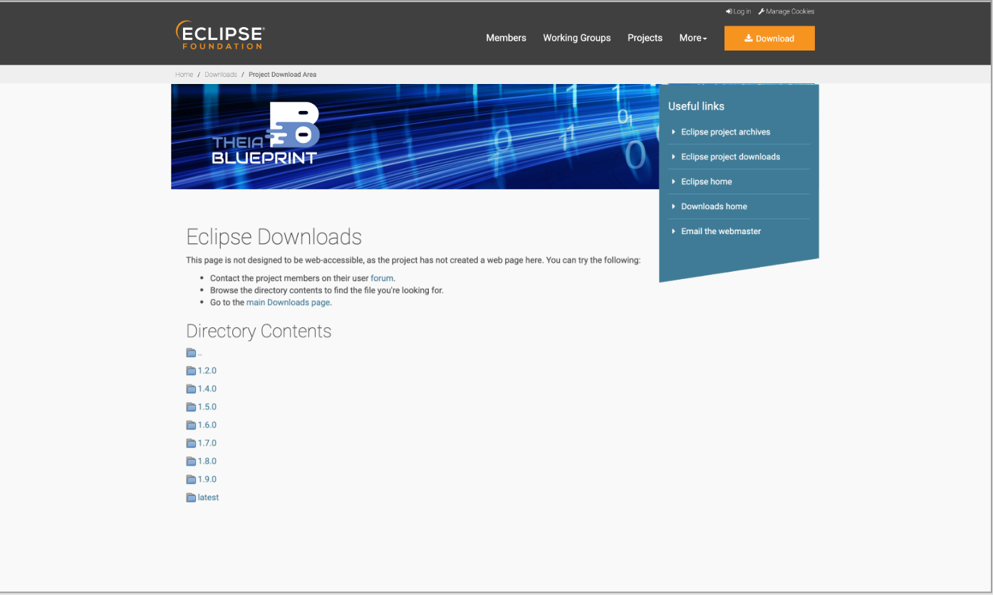 Beautify download page · Issue #7 · eclipse-theia/theia-ide · GitHub