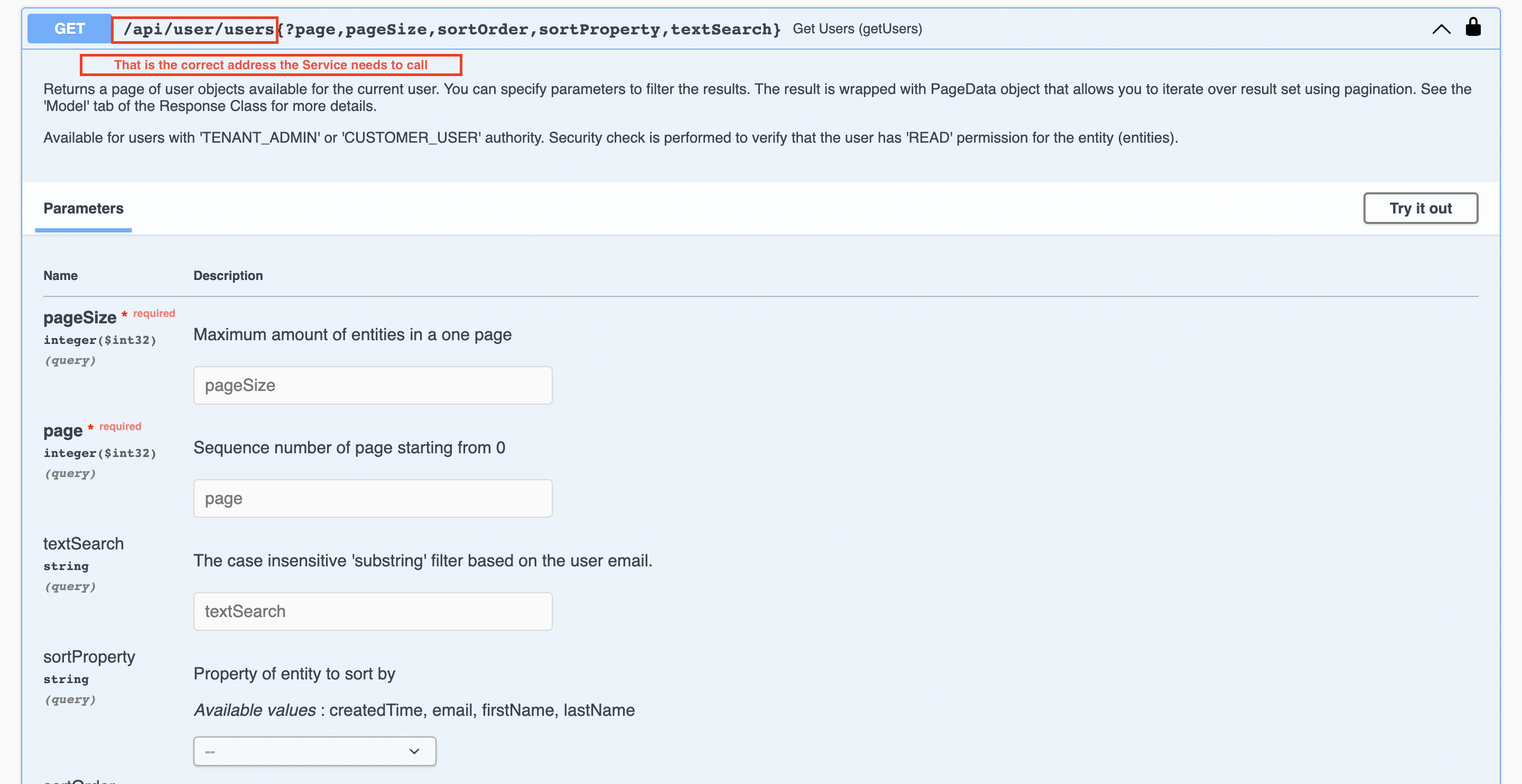 [Bug] userService.getUsers wrong implementation/documentation · Issue #7409 · thingsboard ...