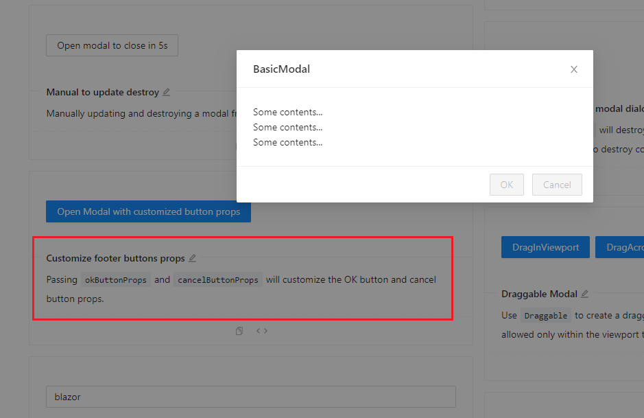 Modalservice Disable Ok Button · Ant Design Blazor Ant Design Blazor · Discussion 2902 · Github