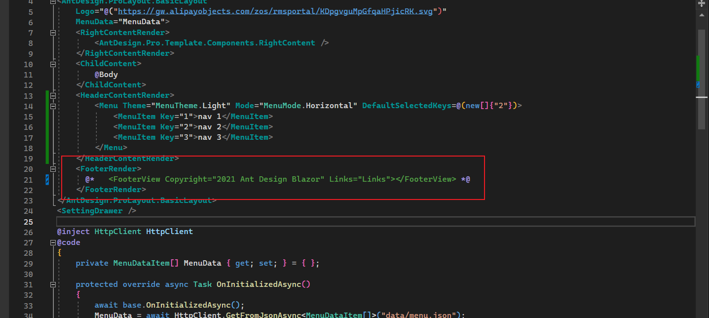 FooterView Copyright 的Ant design 版权信息不能隐藏 · Issue #159 · ant-design-blazor/ant-design-pro-blazor ...