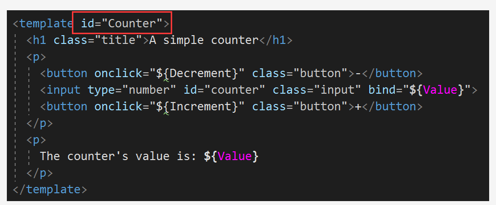 Template id reference in blazor · Issue #18349 · dotnet/aspnetcore · GitHub