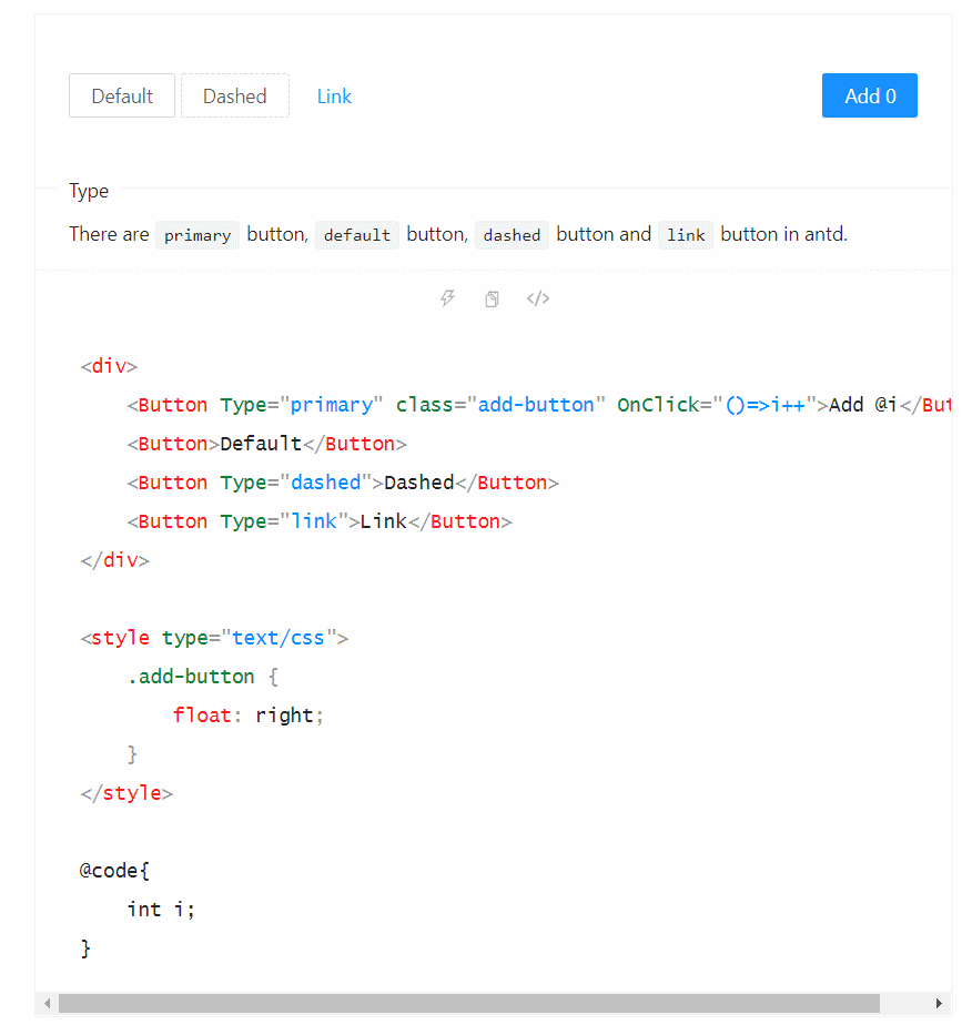 Buttons working when used with style float · Issue #511 · ant-design ...