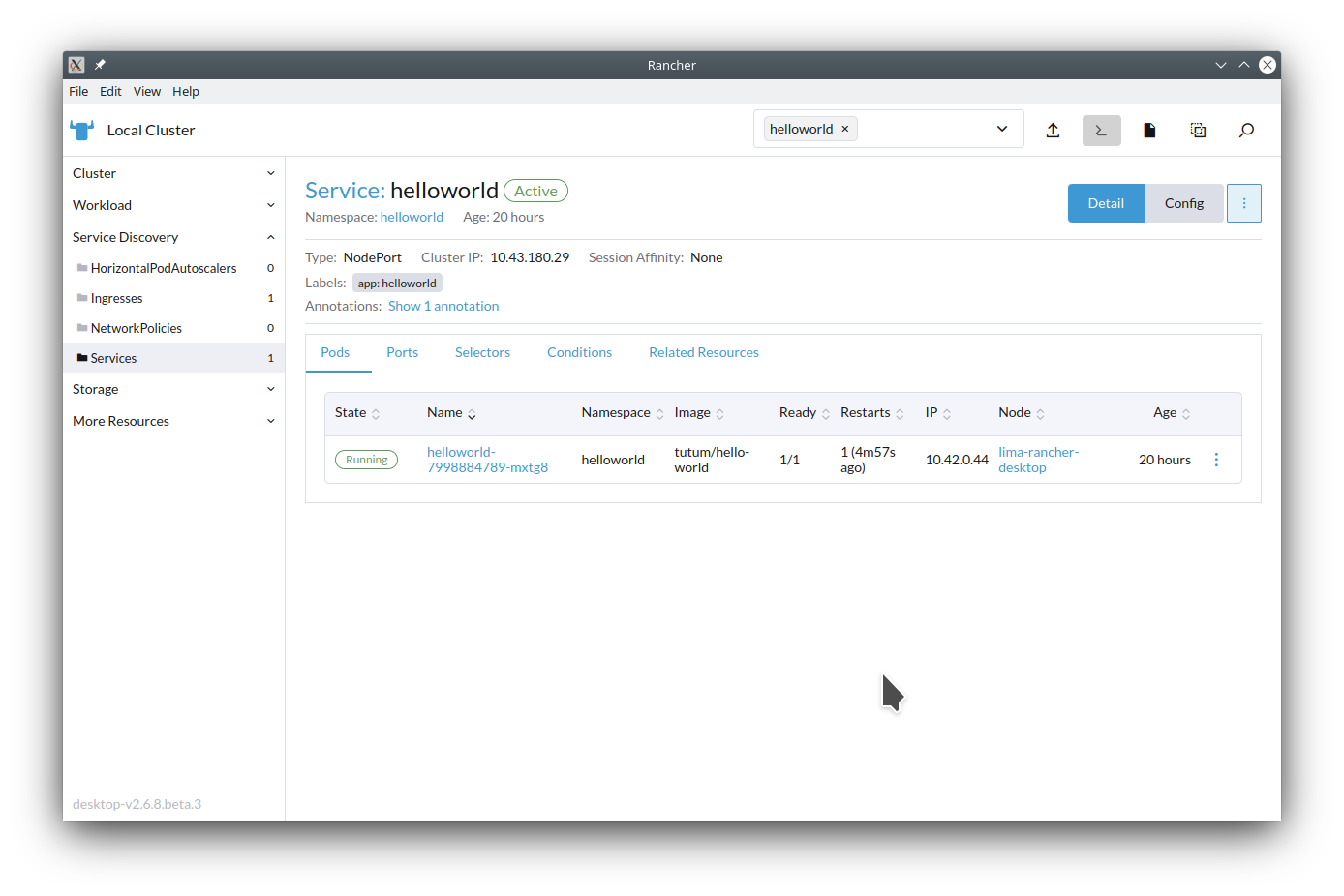 [BUG] Pod Labels and Service selectors not shown properly in UI · Issue #39492 · rancher/rancher ...