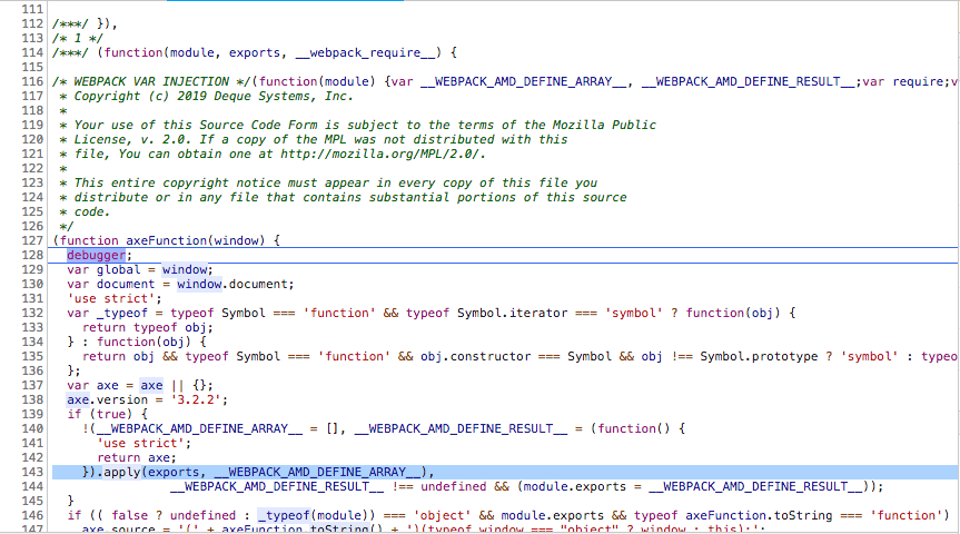 Executing Source In Axe Core Creates A Referenceerror · Issue 1427 · Dequelabsaxe Core · Github