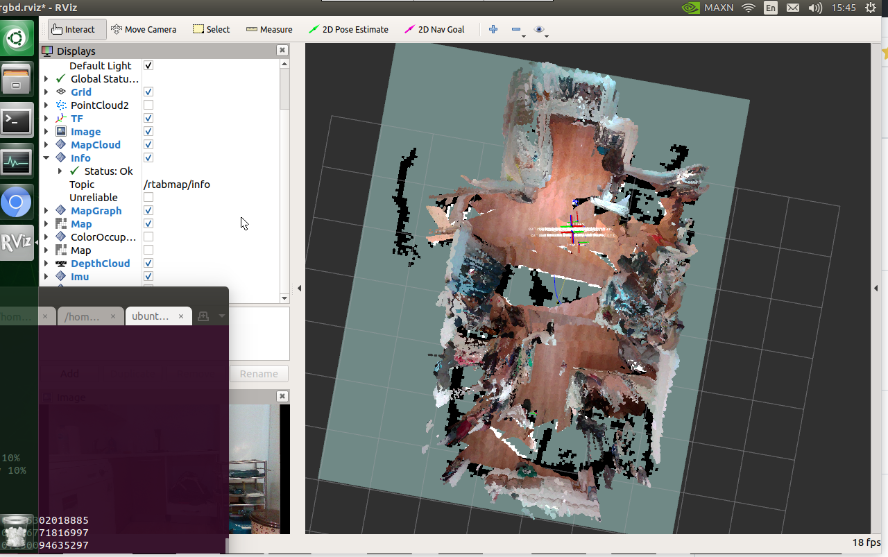 Mapping with PointCloud and Odom from EKF · Issue #806 · introlab/rtabmap_ros · GitHub