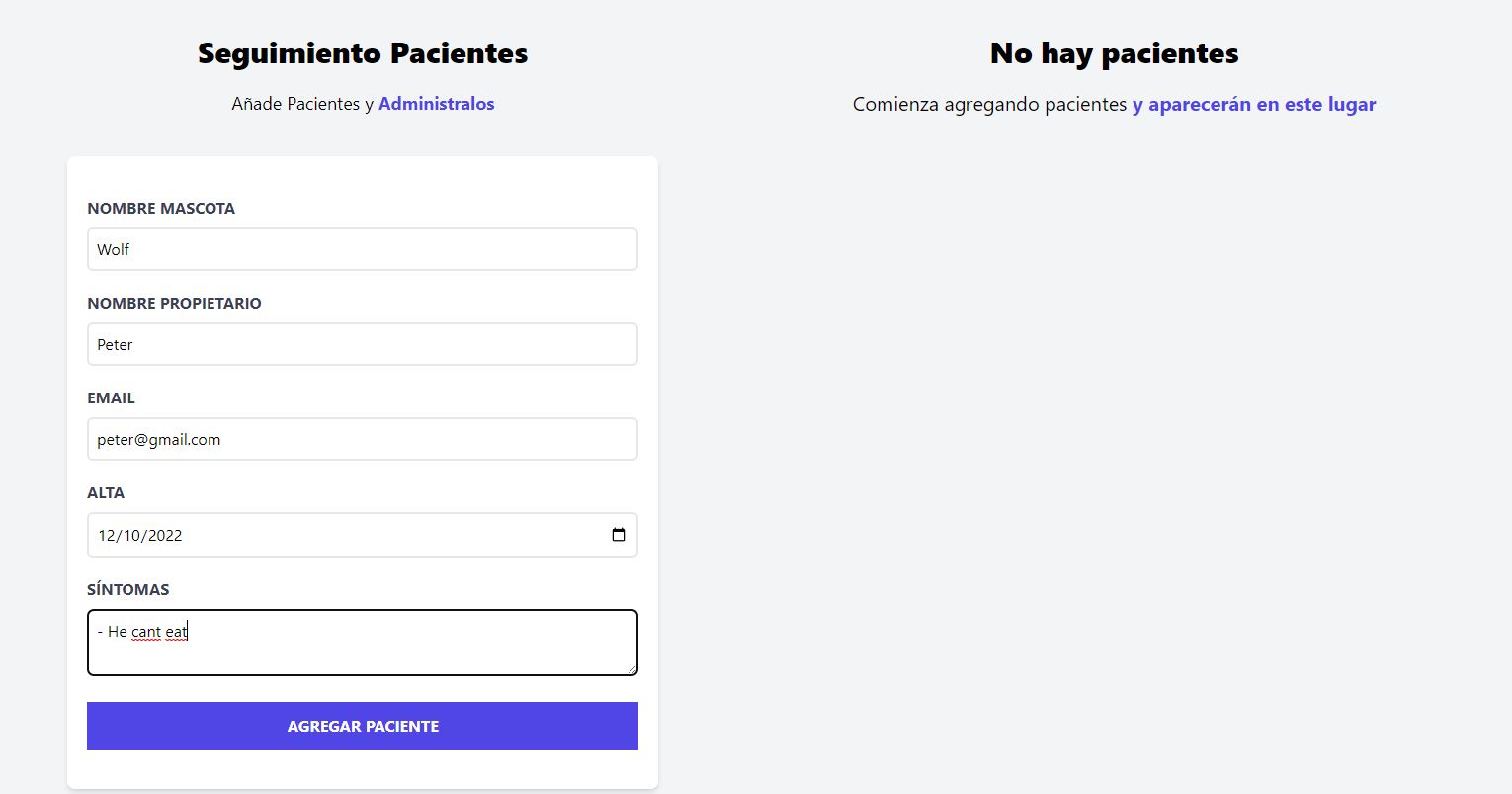 GitHub - guskpo20/administrador-react: Un administrador sencillo que usa react, Vite ...