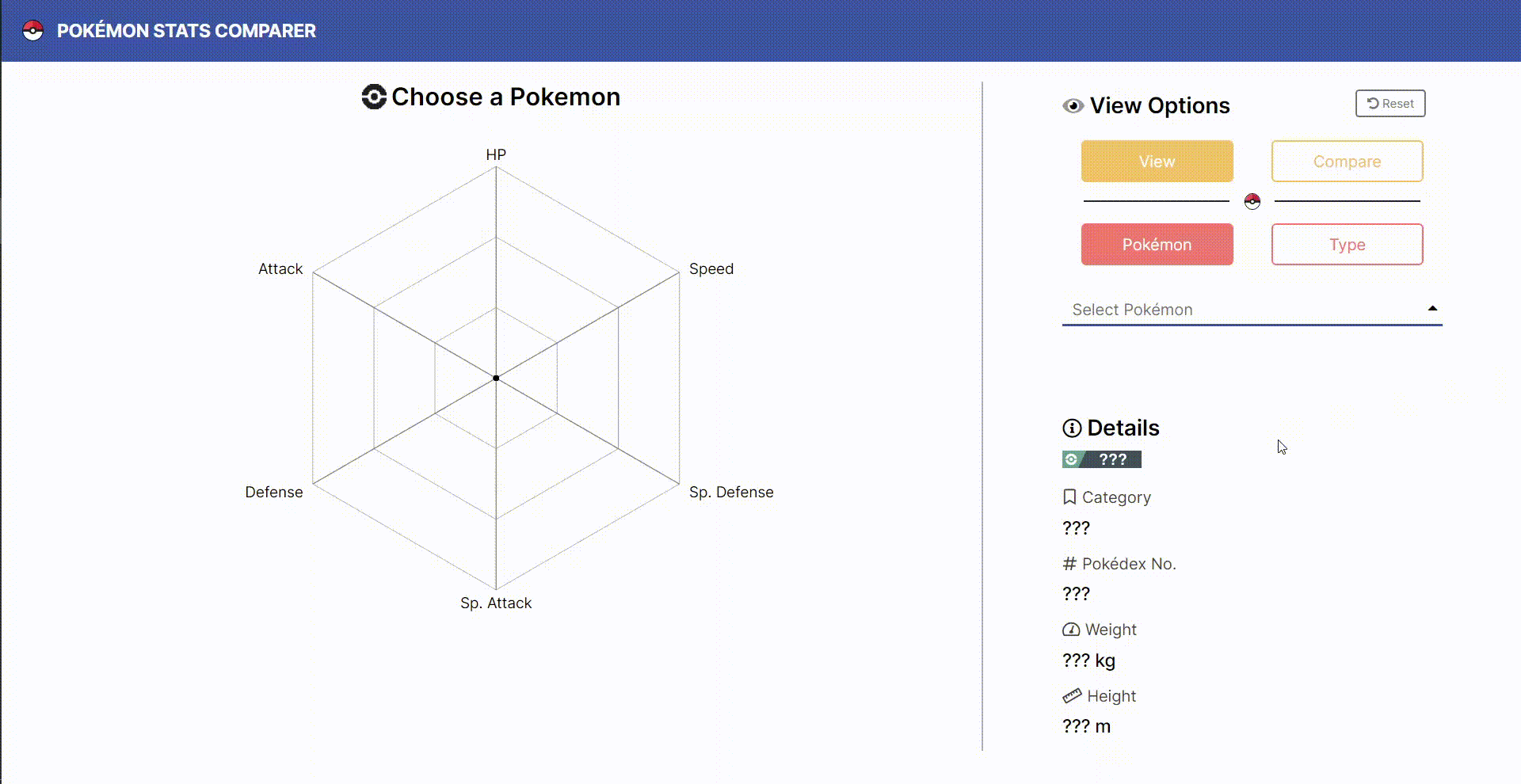 GitHub - hungjsong/Pokemon-Stats-Comparer: Tool that lets users view ...