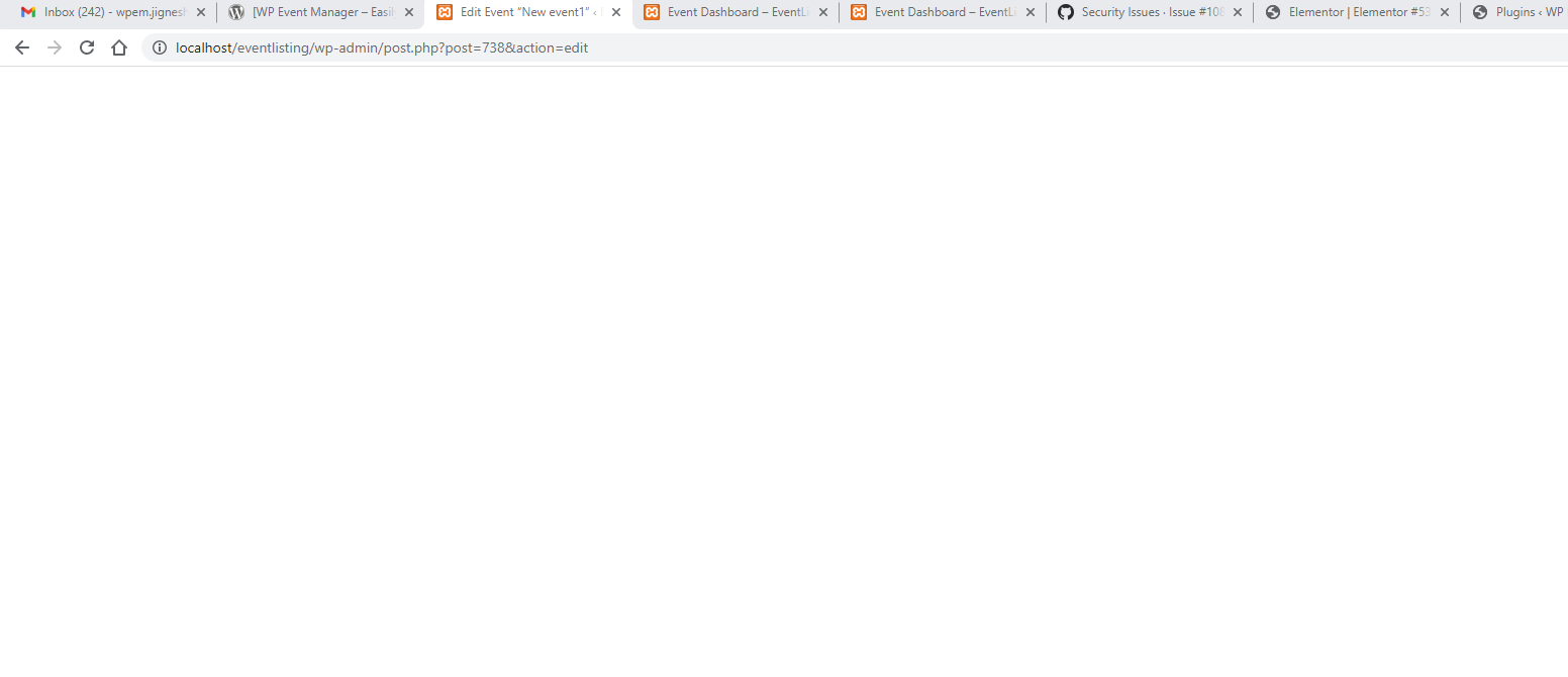 WordPress org : Security Issues · Issue #1080 · wpeventmanager/wp-event-manager · GitHub