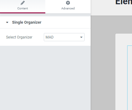 Elementor - Single organizer/venue - Details are not availabel properly · Issue #1201 ...