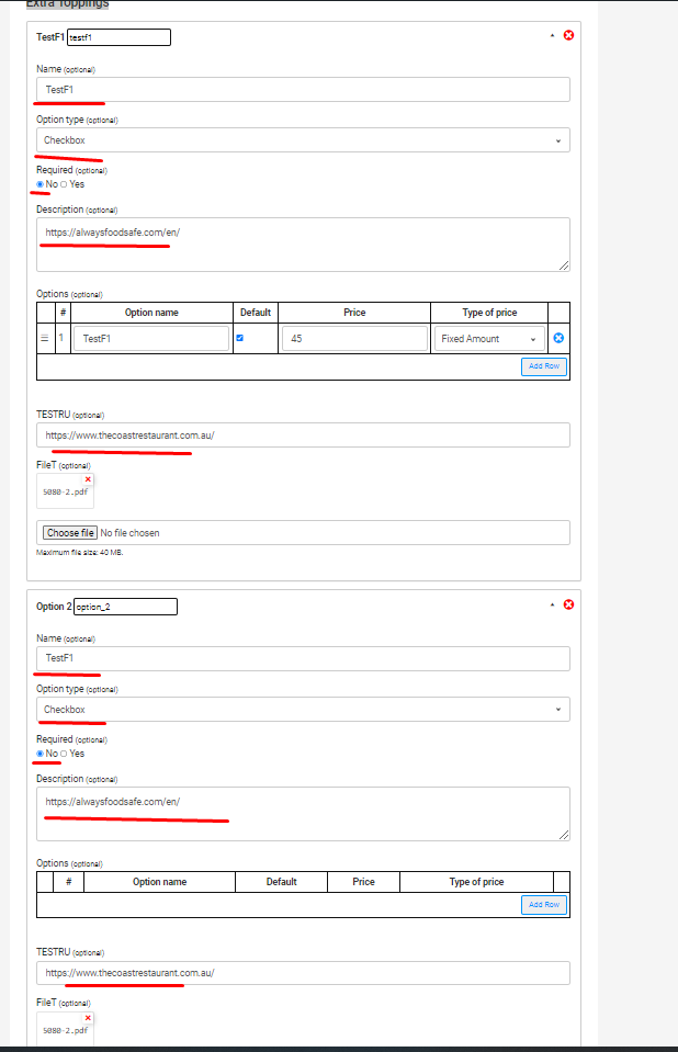 Extra Toppings - Add option issue · Issue #164 · wpfoodmanager/wp-food-manager · GitHub
