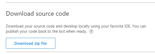 Download Source Code from Azure · Issue #4279 · microsoft/botframework ...