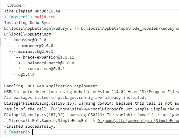 Download Source Code from Azure · Issue #4279 · microsoft/botframework ...