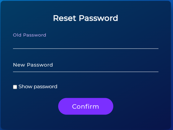 [Feat]: Add validation on Reset Password form · Issue #1393 · OSCode-Community ...