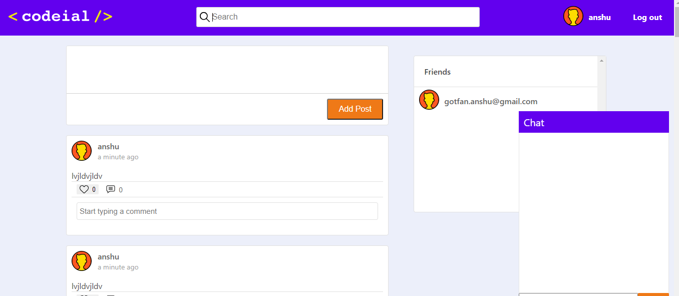 GitHub - anshu-snm/social-app