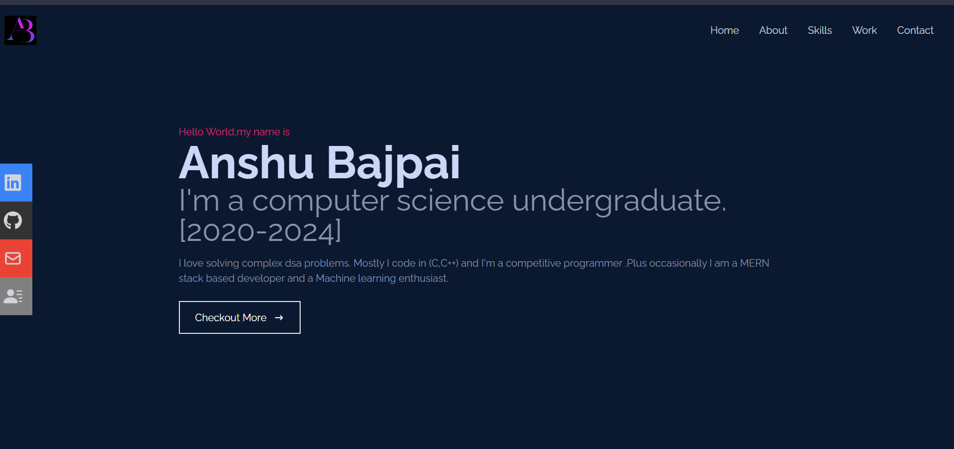 GitHub - Anshu9b/My-personal-portfolio: Hi there, this is my personal portfolio web application ...