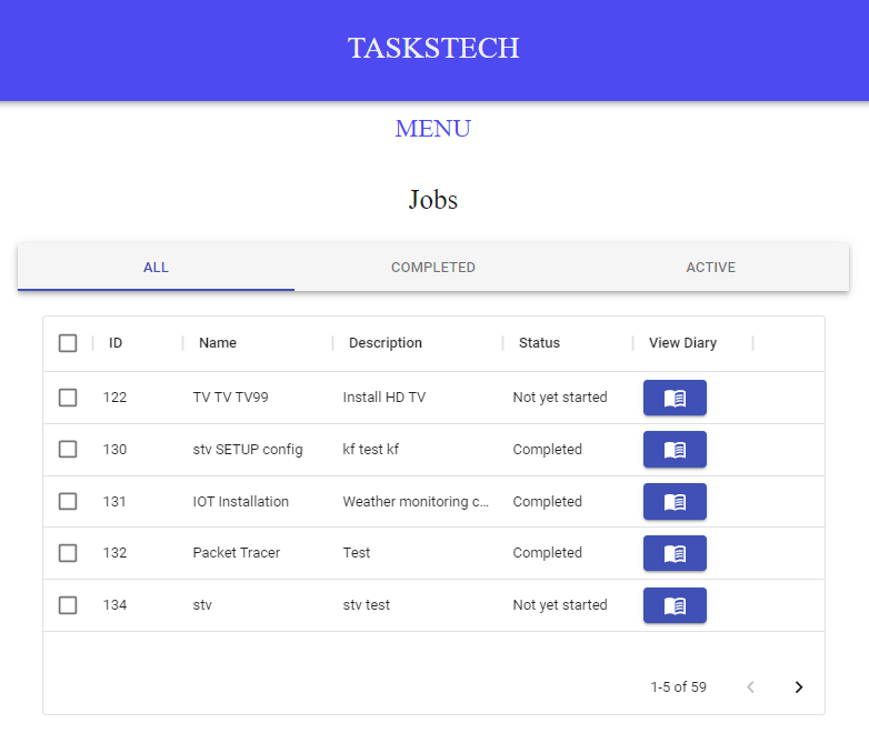 Changes in 'Viewing all jobs" · Issue #64 · codesydney/taskstech · GitHub
