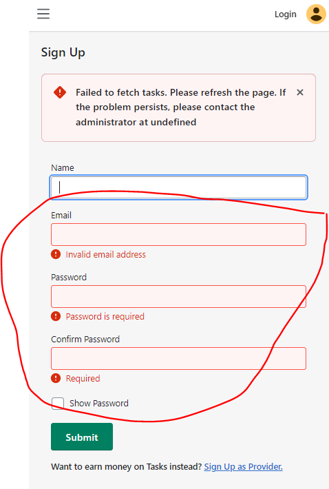 [Customer] User is able to sign up · Issue #176 · codesydney/migram-frontend · GitHub