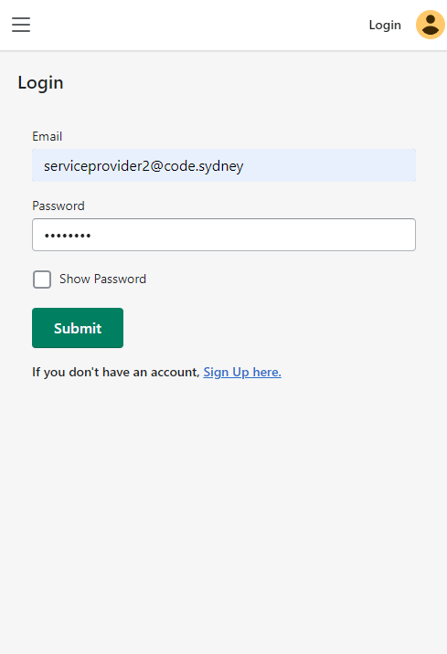 [Service Provider] User is able to sign in and sign out · Issue #183 · codesydney/migram ...