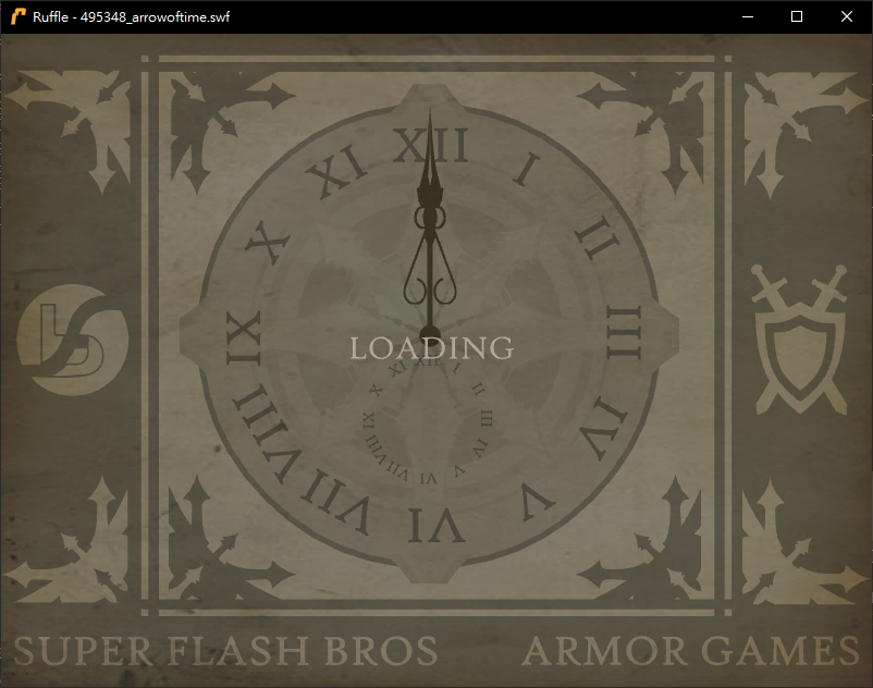 The Arrow Of Time: Not loading · Issue #9419 · ruffle-rs/ruffle · GitHub
