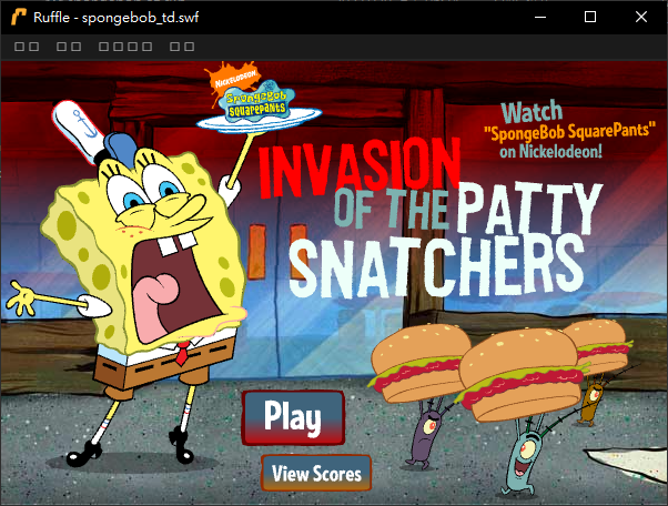 Spongebob Invasion Of The Patty Snatchers Button Color And Image Did Not Display · Issue