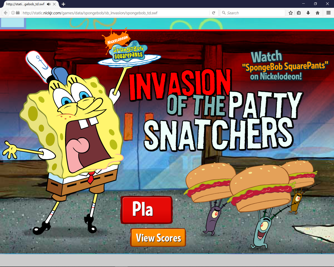 SpongeBob: Invasion of the Patty Snatchers: Button color and Image did not display. · Issue ...