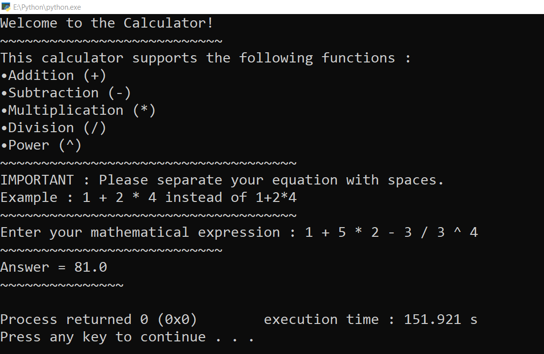 GitHub - ChaitanyaJoshiX/Python-Calculator: Full-fledged Calculator ...