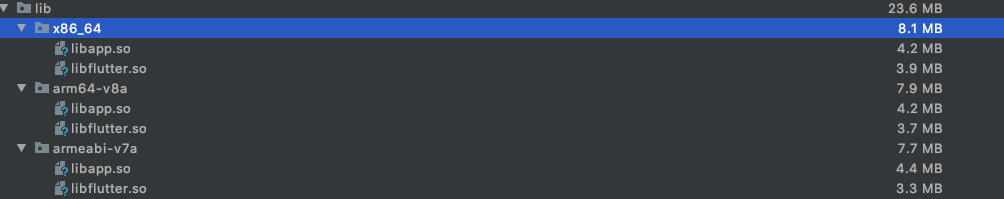 [AddToApp] x86_64 libflutter.so not exist when build apk · Issue #62095 · flutter/flutter · GitHub
