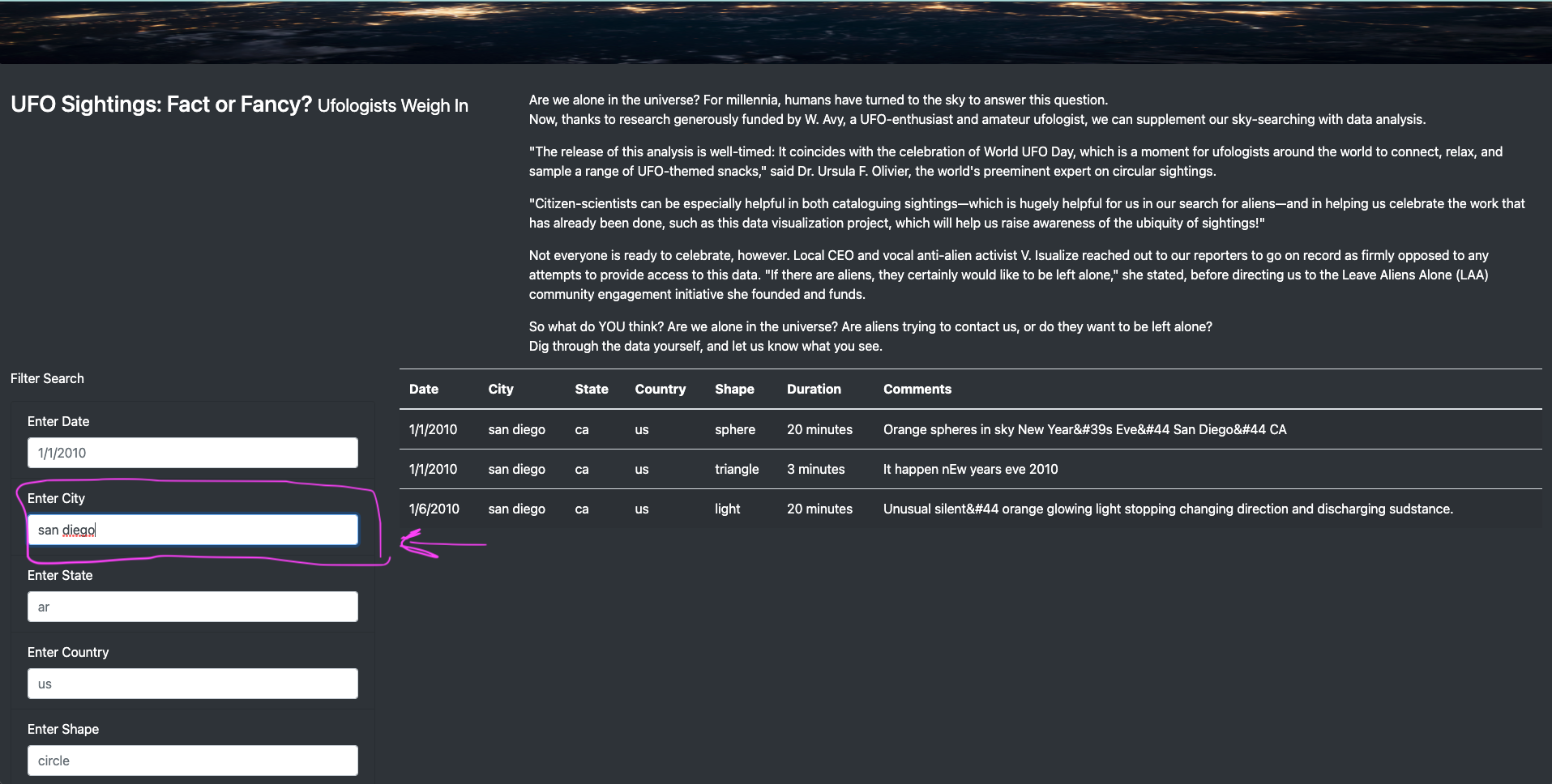 GitHub - iruneiro33/UFOs