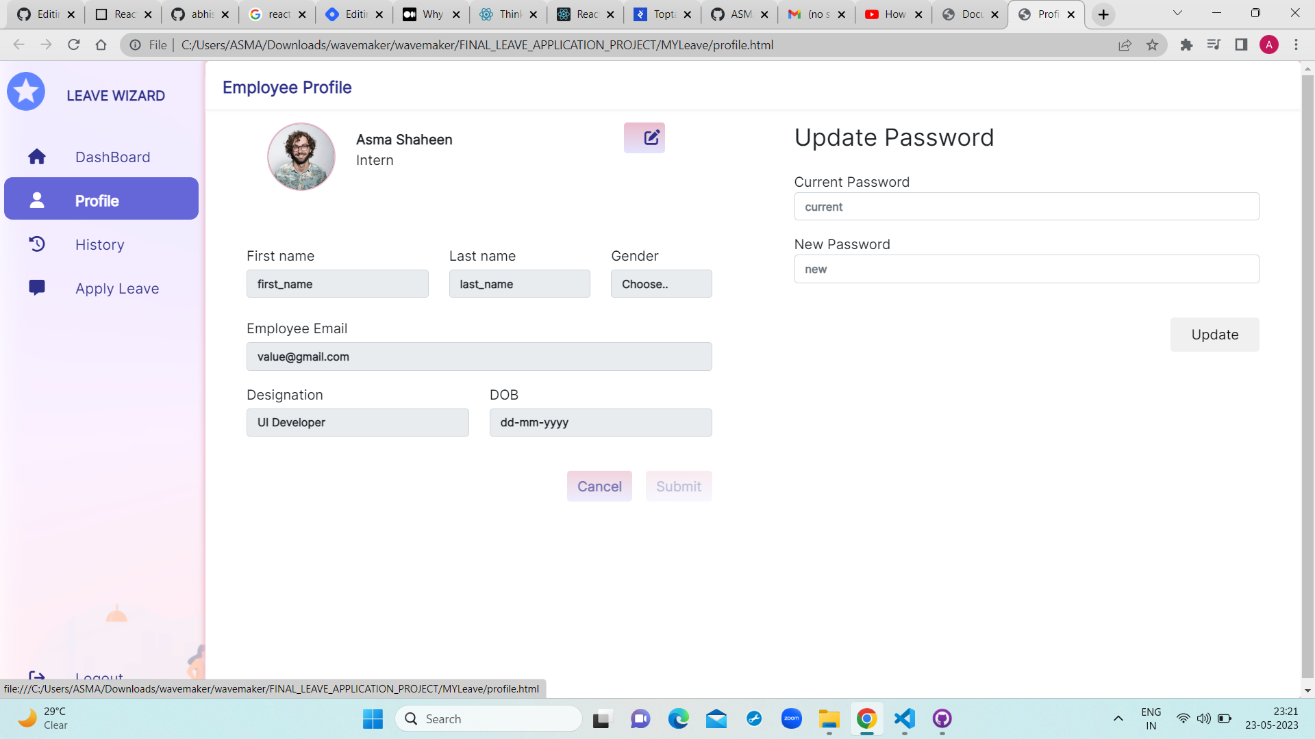 GitHub - ASMA-GIT/Leave_Management_Application: This project contains ...
