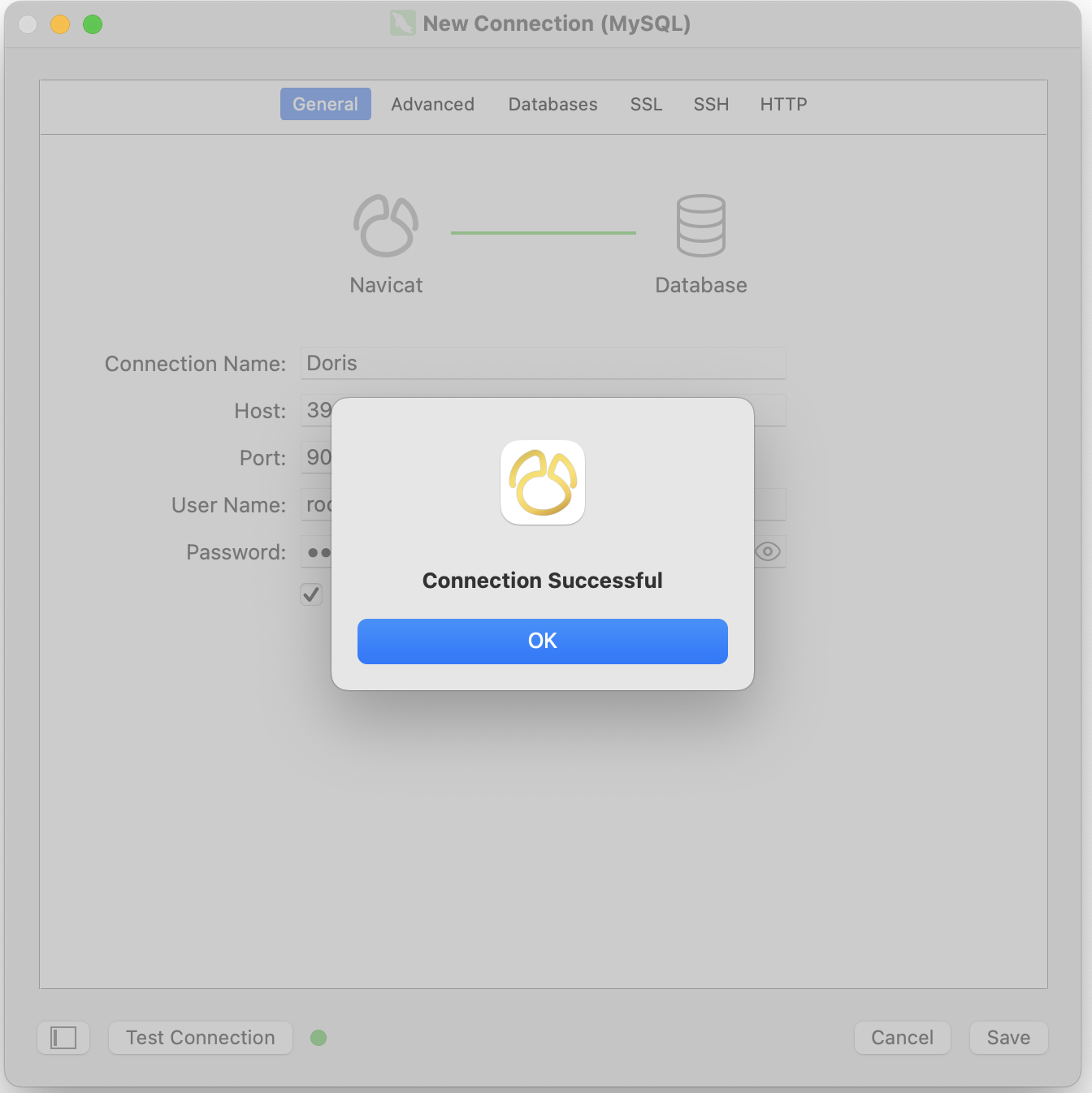 Doris无法使用Navicat Premium 16版本进行连接 · apache doris · Discussion #17758 · GitHub
