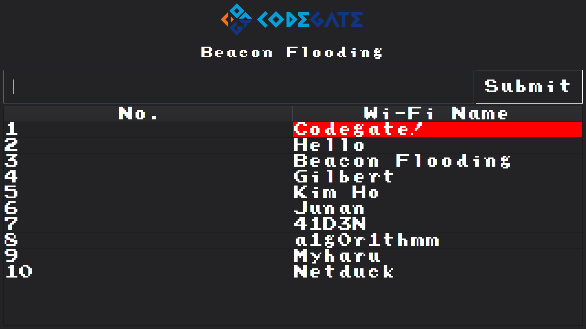 GitHub - AidenKim-com/codegate-beacon-flood: 하지만!