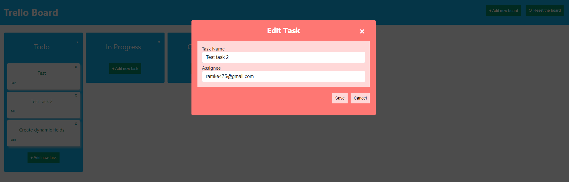 GitHub - MRamkee/trello-board: Custom Trello/Jira board developed using React
