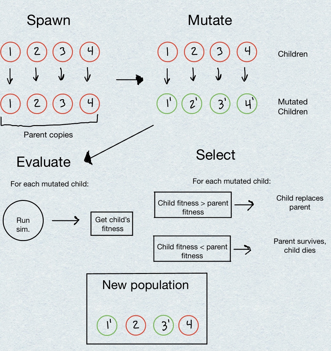 GitHub - noahigram/mybots: Repo for Ludobots work - Artificial Life