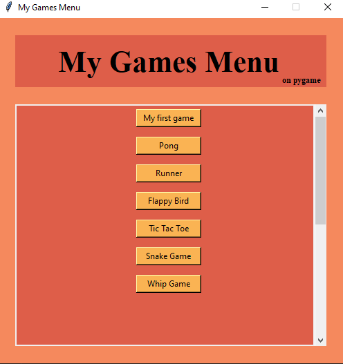 GitHub - tyfvf/My-Games-Menu: A menu i made to showcase all games i made and will make it with ...