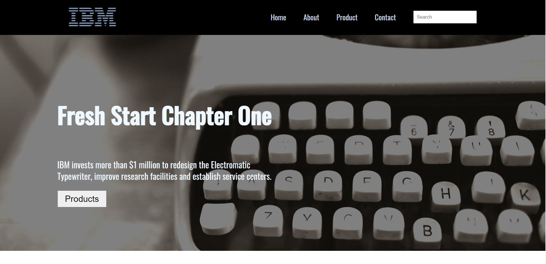 GitHub - KARNASINH/IBM-TypeWriter_Website