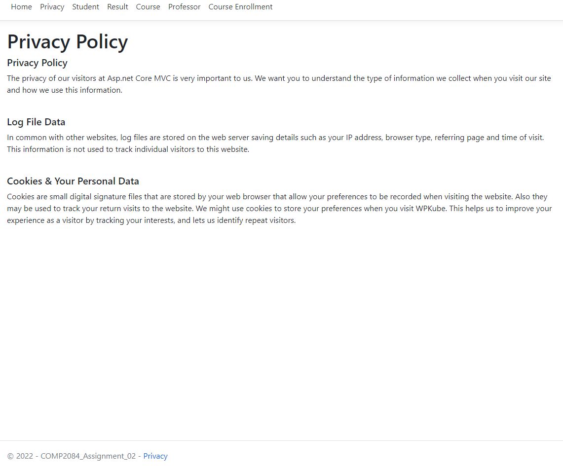GitHub - KARNASINH/College-Student_Registration-App: COMP2084 ...