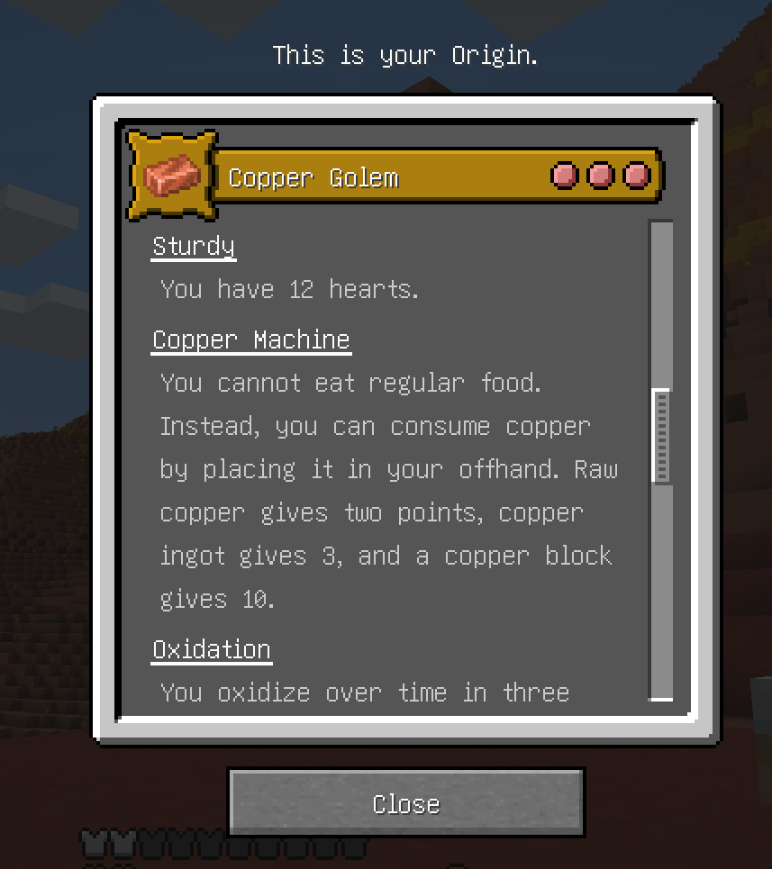 origin-copper golem bug · Issue #266 · QuantumXenon/origins-plus-plus · GitHub