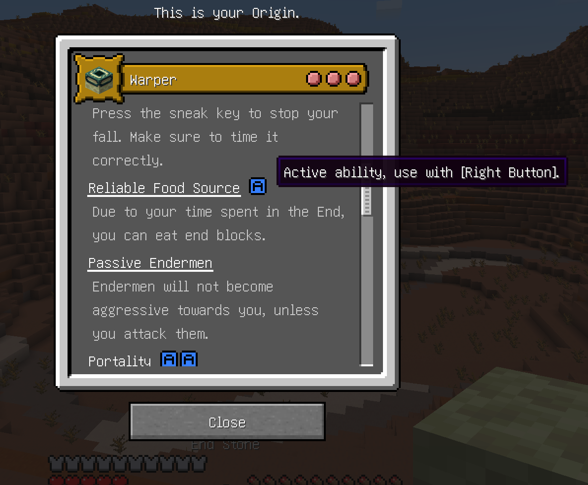 origin-Warper bug · Issue #271 · QuantumXenon/origins-plus-plus · GitHub