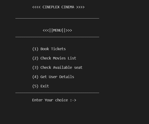 GitHub - yogsgehlot/Cinema-Tickets-Booking-System-in-CPP-Using-file ...