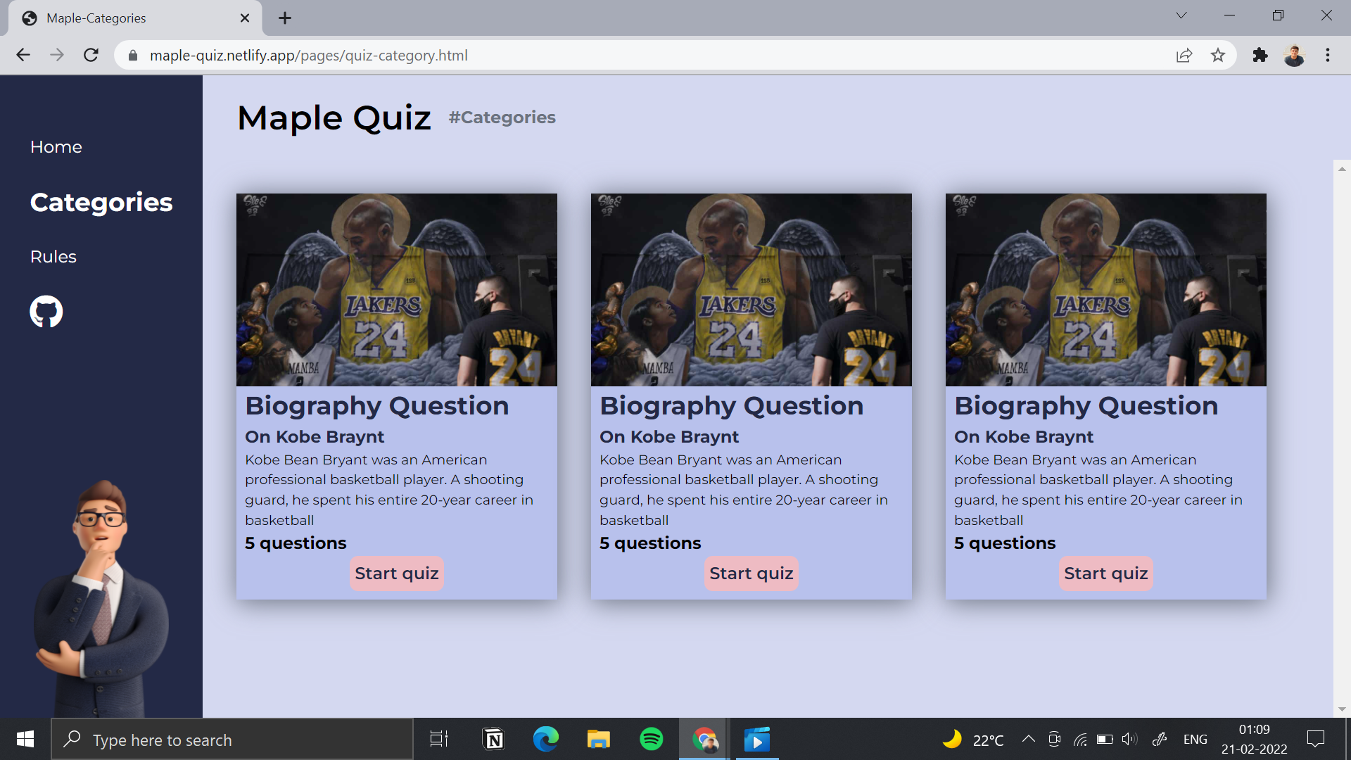 GitHub - krishanu2911/Maple-quiz: This is a quiz app which is responsive which can be played ...