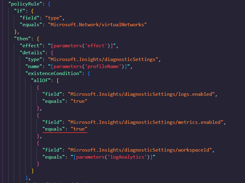 Bug Report Diagnostic Policies Setting Metricsenabled To False Causes All Resources To