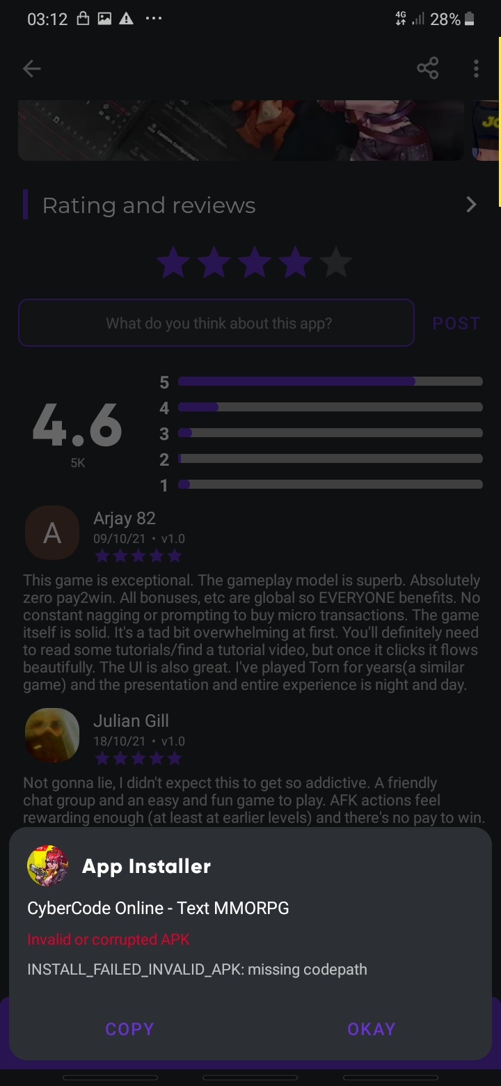 Can't install the game · Issue #1062 · DexterHuang/CyberCodeOnline · GitHub