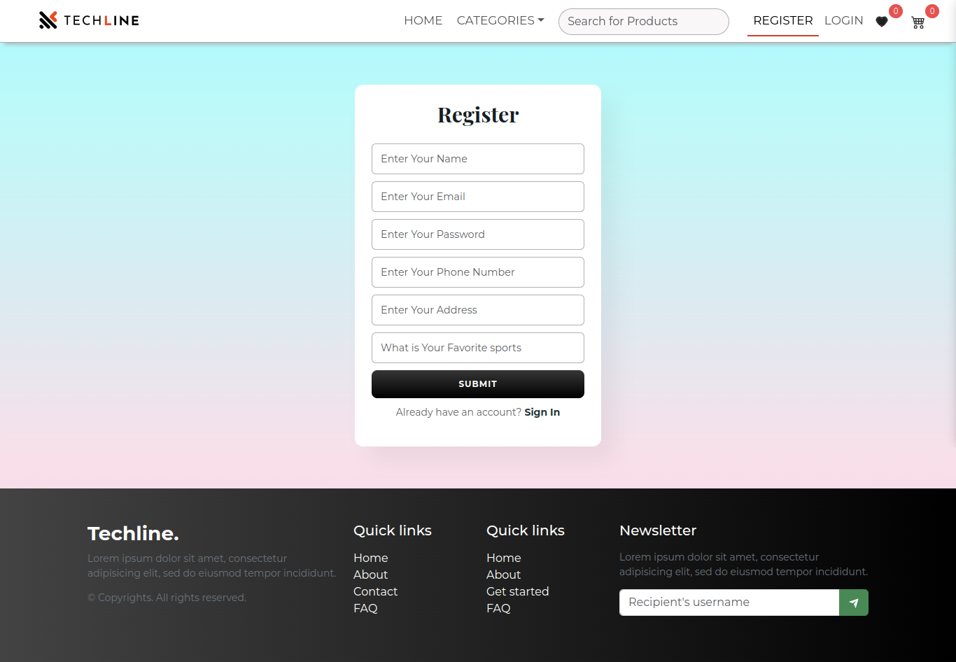 GitHub - prathameshpatil7/TechLine-MERN-Stack: MERN Stack E-Commerce Project