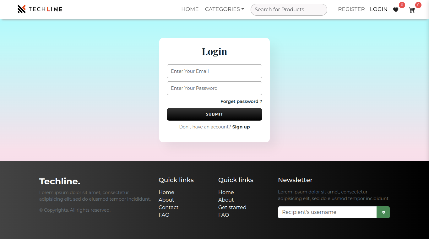 GitHub - prathameshpatil7/TechLine-MERN-Stack: MERN Stack E-Commerce Project
