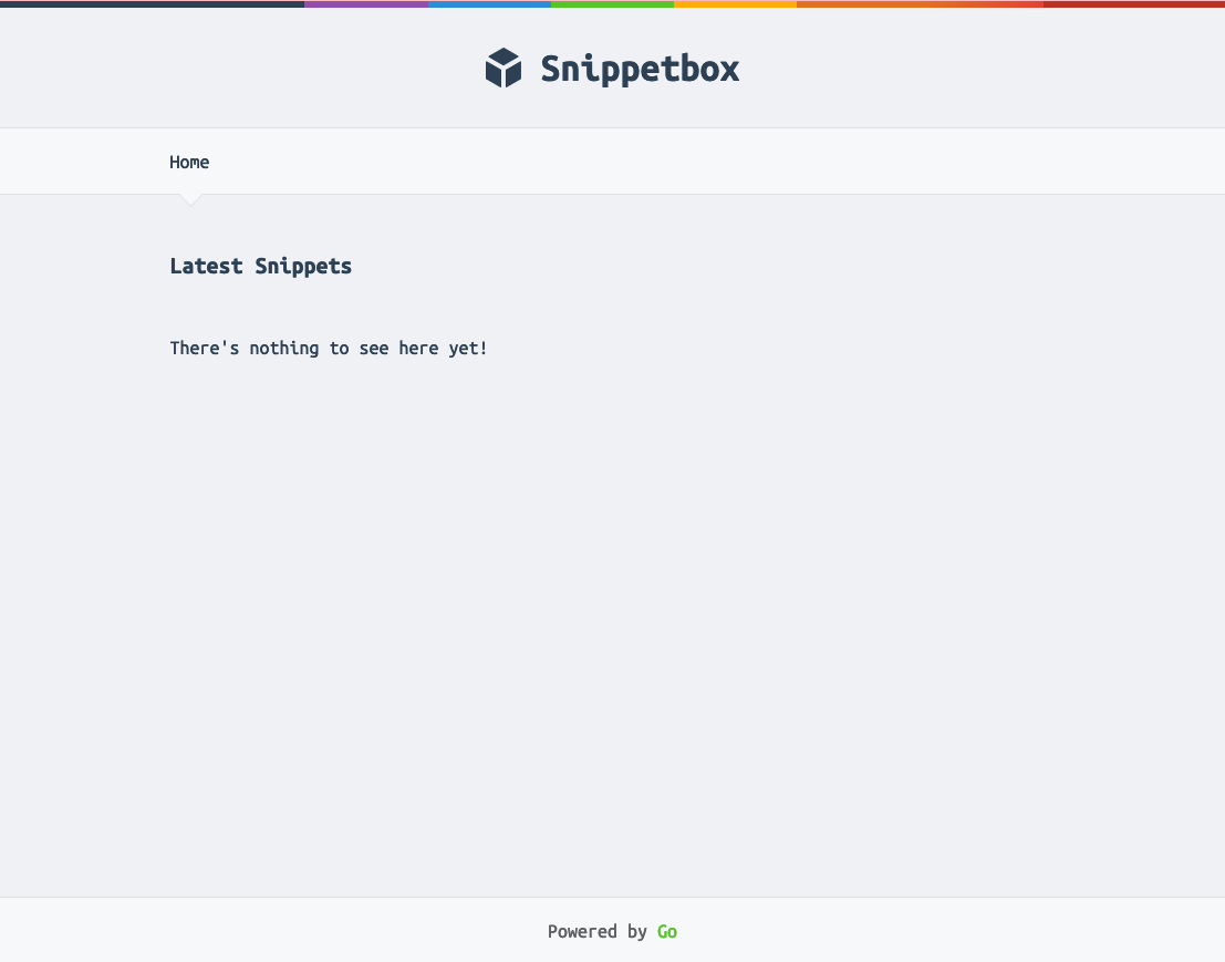 GitHub - cosmicqbit/snippetbox: A paste bin web application with user accounts support based on Go