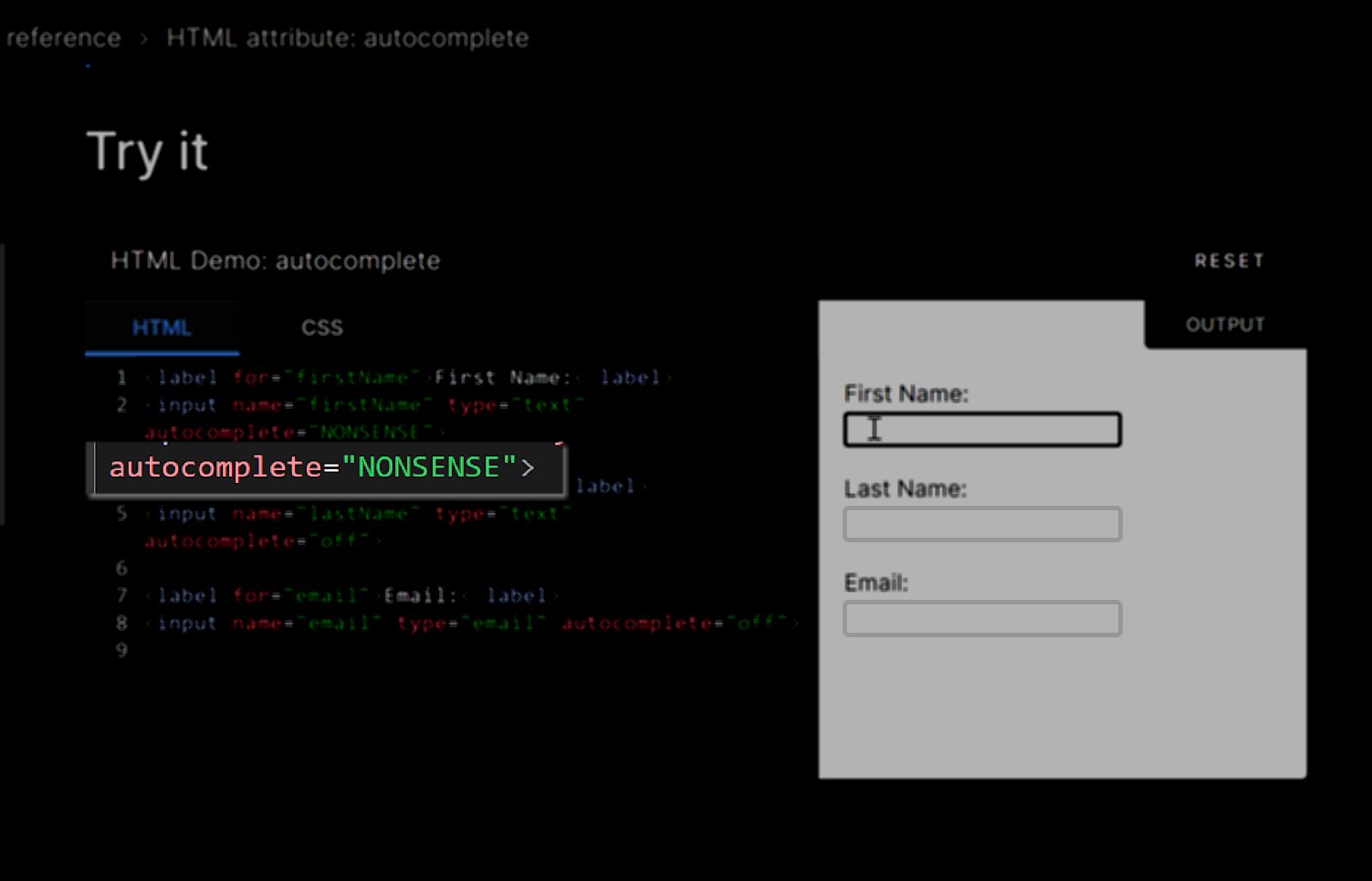 Autocomplete Article Is Invalid For Chrome · Issue 24875 · Mdncontent · Github