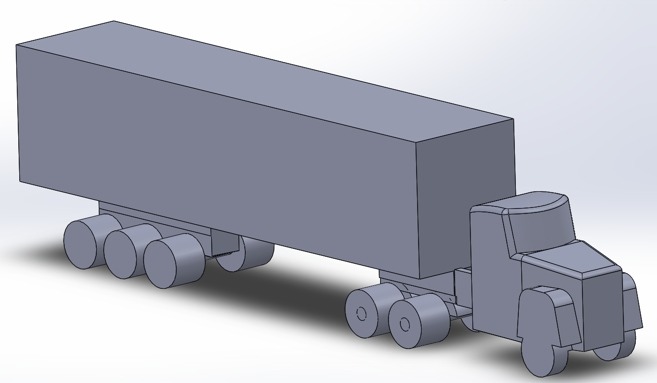 GitHub - tasnim04/vehicle-modelling: CAD models of a van, semi-trailer ...