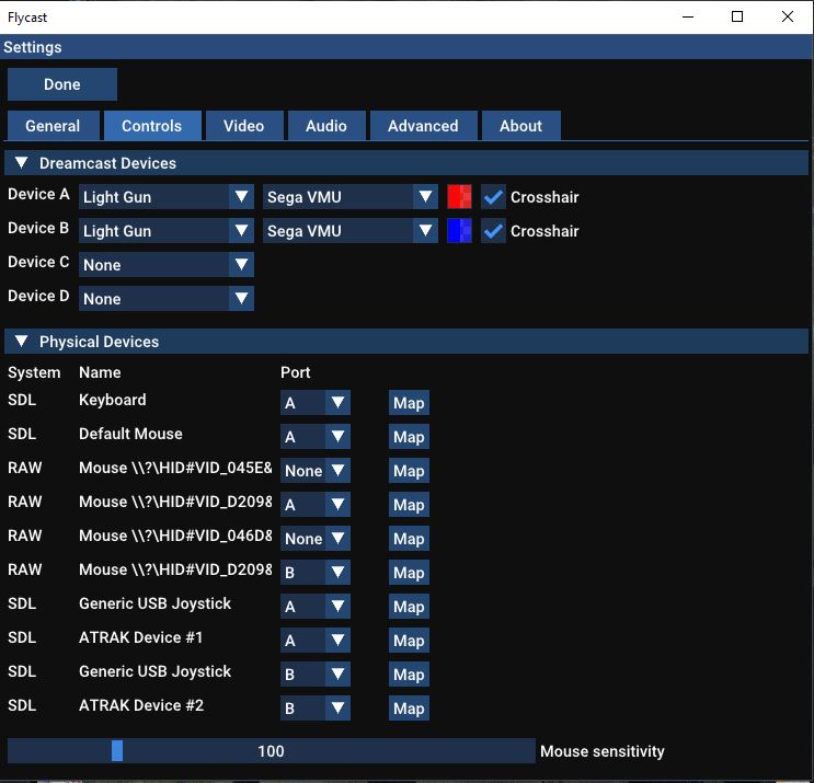 Select the mouse index in the control settings? · Issue #138 · flyinghead/flycast · GitHub