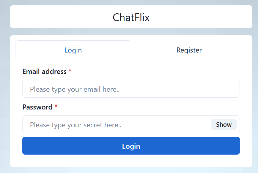 GitHub - tusharjain365/chatflix: MERN Chat app